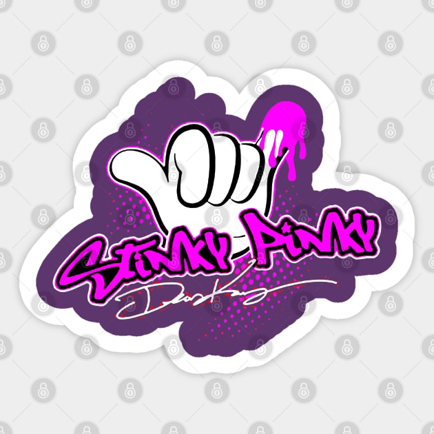 Disco Dean Stinky Pinky - Disco Dean Stinky Pinky - Sticker | TeePublic